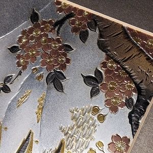 Chokin Pagoda Art | Art | Vintage 983 Limited Edition Japanese Chokin ...